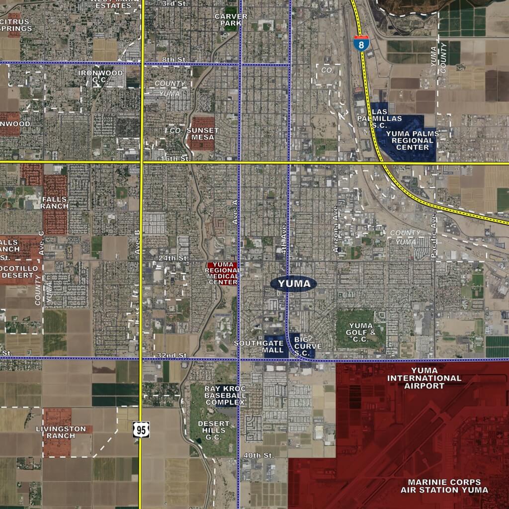 Yuma Area Map Projects