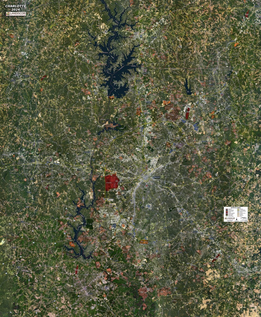 Map Of South East Charlotte